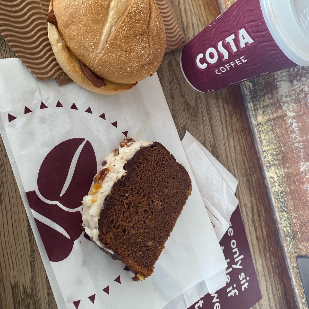Jamaican ginger loaf from Costa Coffee - Vegan Product Reviews ...