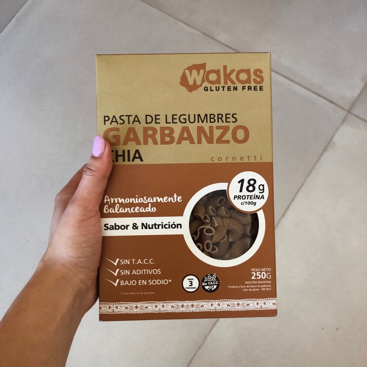 Pasta de Legumbres Garbanzo y Chía from Wakas - Vegan Product Reviews ...