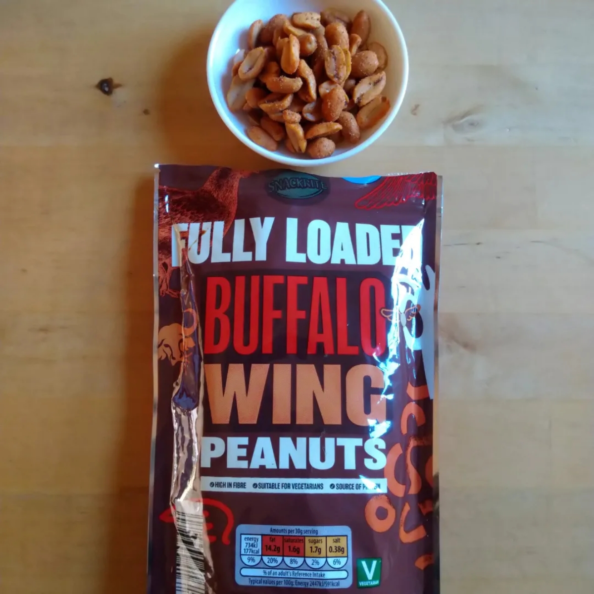 buffalo peanuts from SnackRite - Vegan Product Reviews & Ratings | abillion