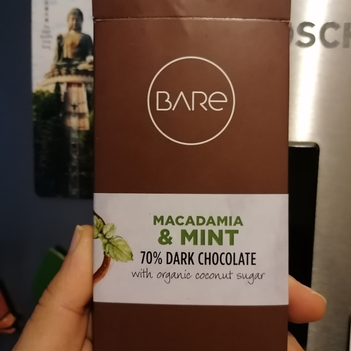 Macadamia And Mint Dark Chocolate from Bare Snacks - Vegan Product ...
