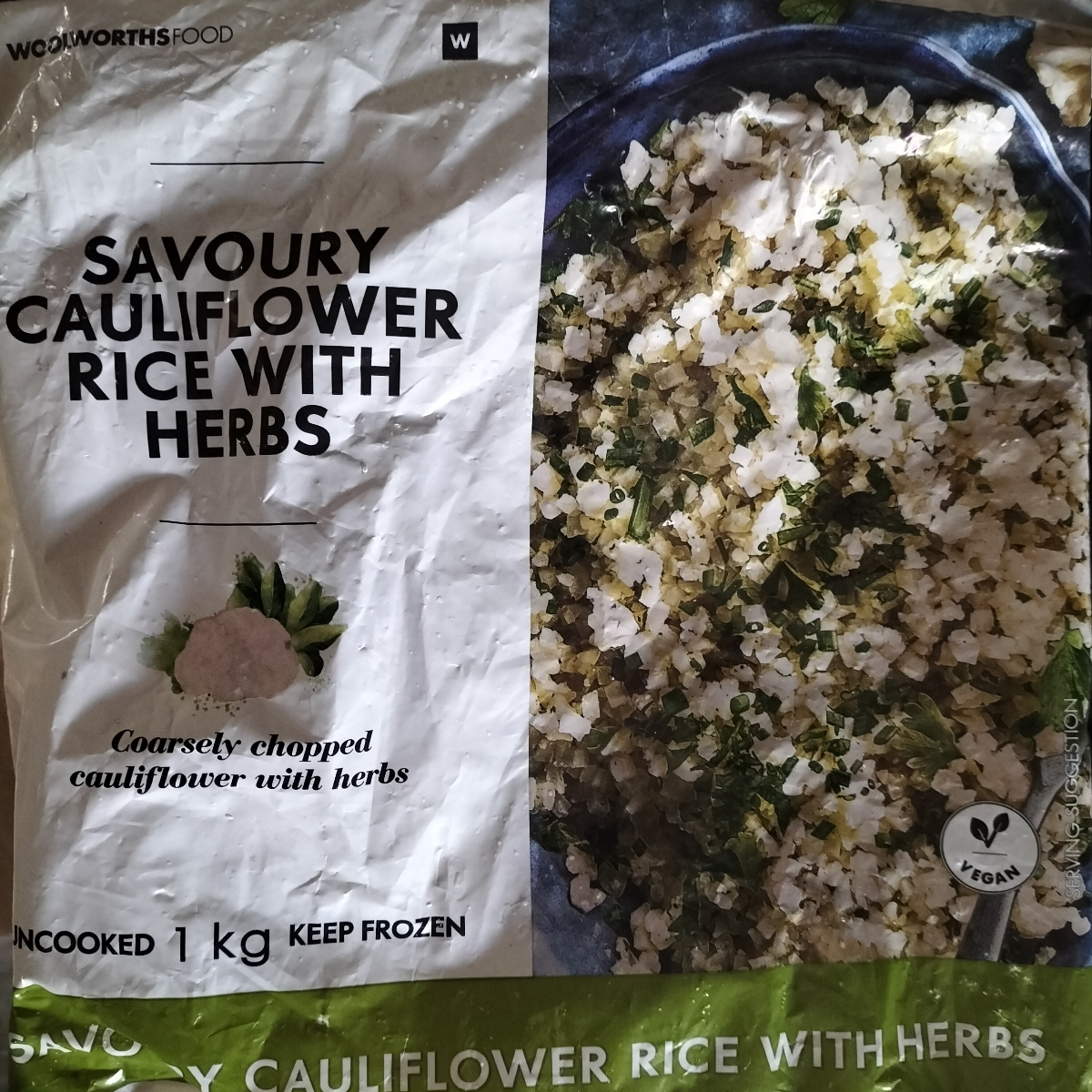 Cauliflower rice from Woolworths Food - Vegan Product Reviews & Ratings ...