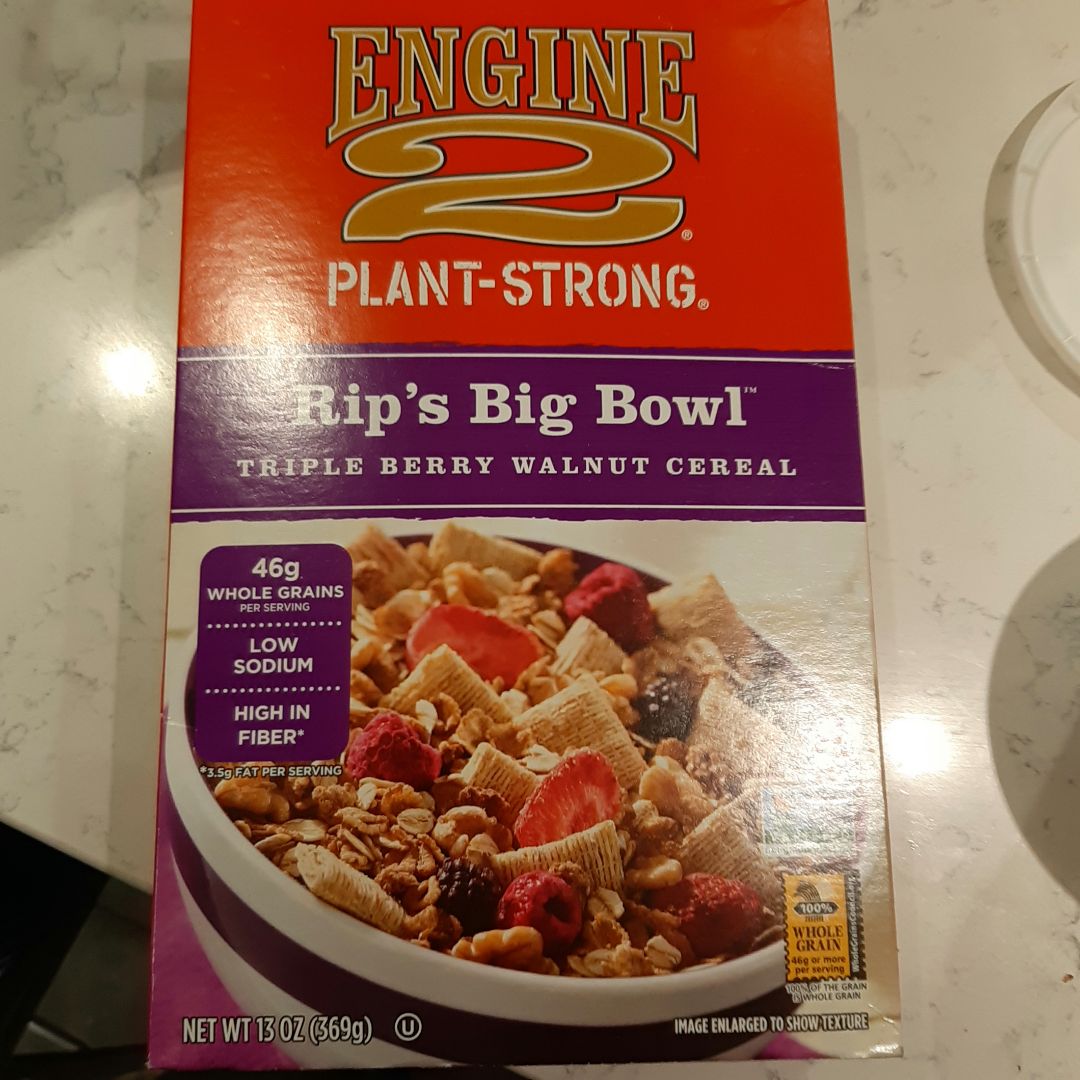 Rip’s Big Bowl Triple Berry Walnut Cereal from Engine 2 - Vegan Product ...