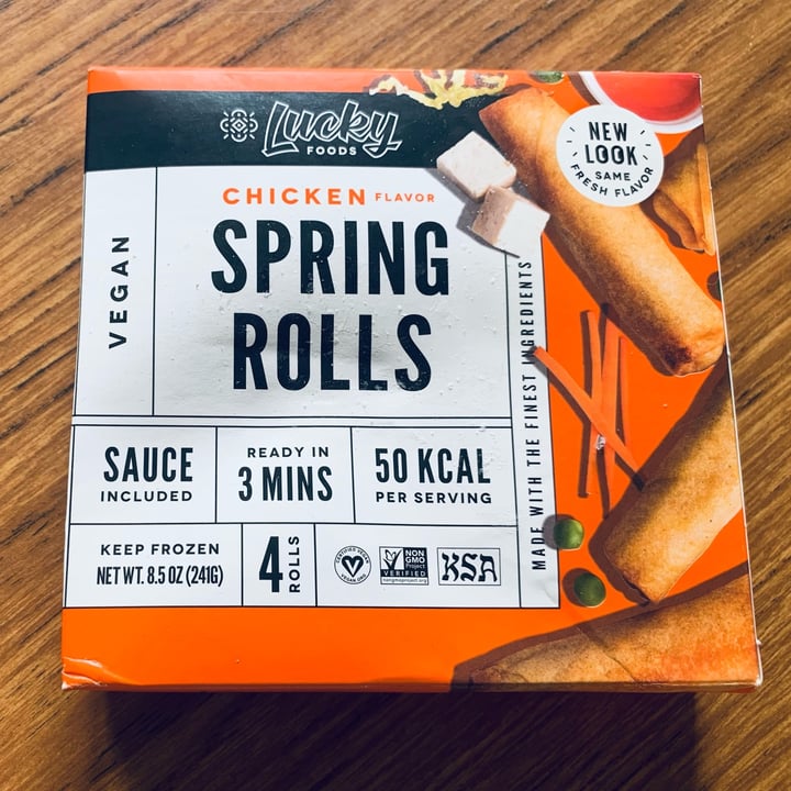 Lucky Foods Chicken Flavor Spring Rolls Review | abillion
