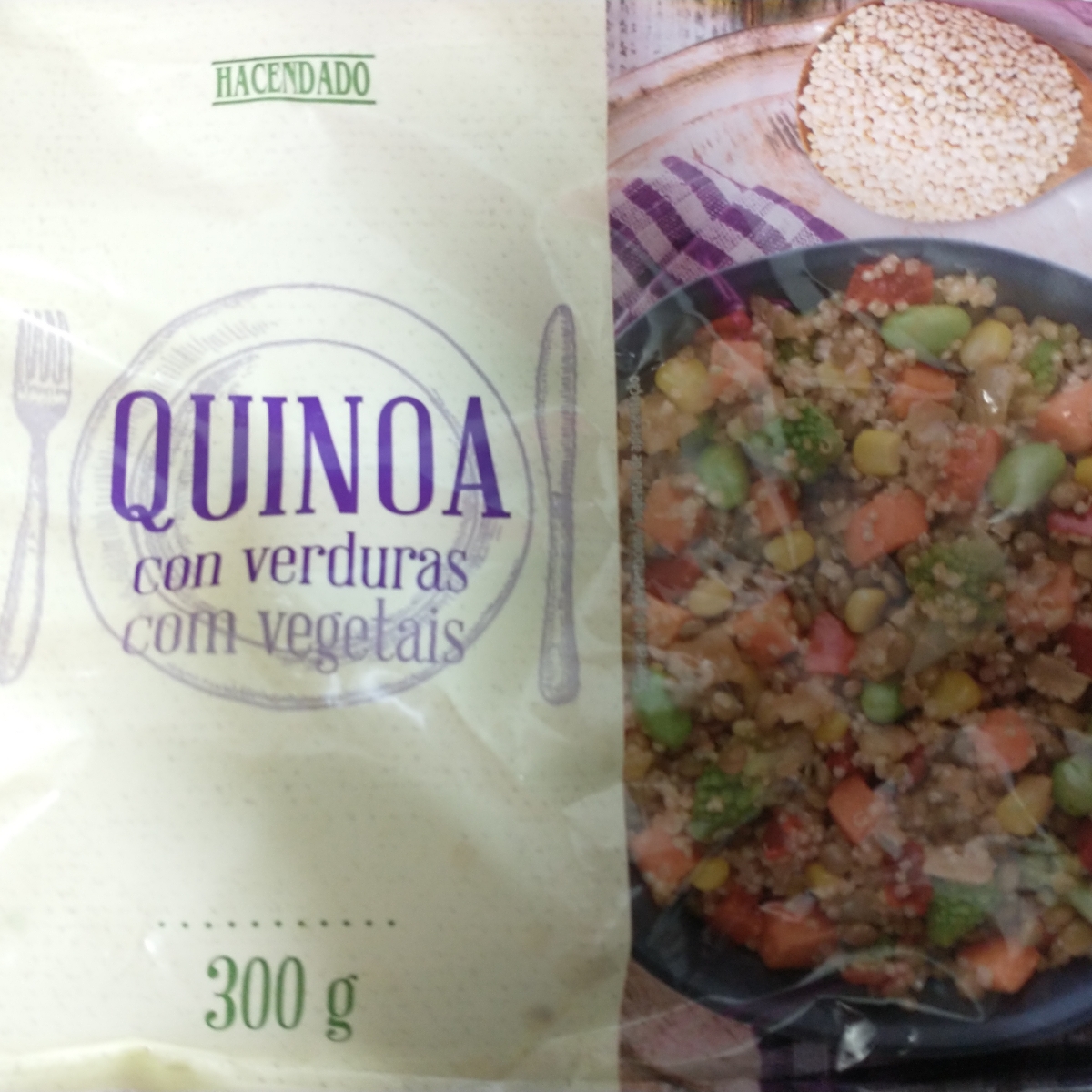 Quinoa con verduras from Hacendado - Vegan Product Reviews & Ratings ...