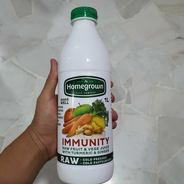 Homegrown Juice Company Immunity Raw Fruit & Vege Juice with Tumeric ...