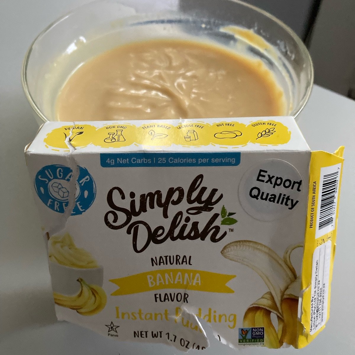 Simply Delish Banana Instant Pudding 评价 | abillion
