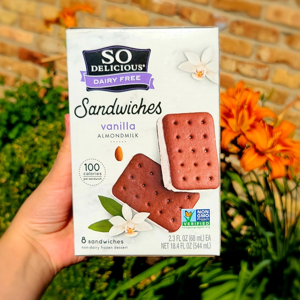 Sandwiches Vanilla Almondmilk Ice Cream from So Delicious Dairy Free ...
