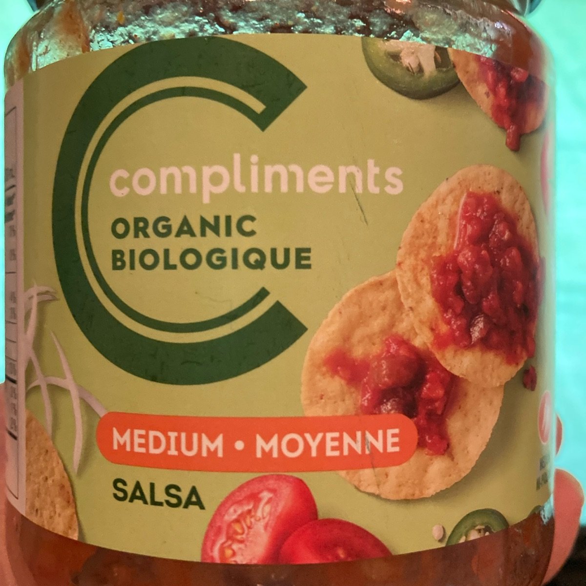 Organic Medium Salsa from Compliments - Vegan Product Reviews & Ratings ...