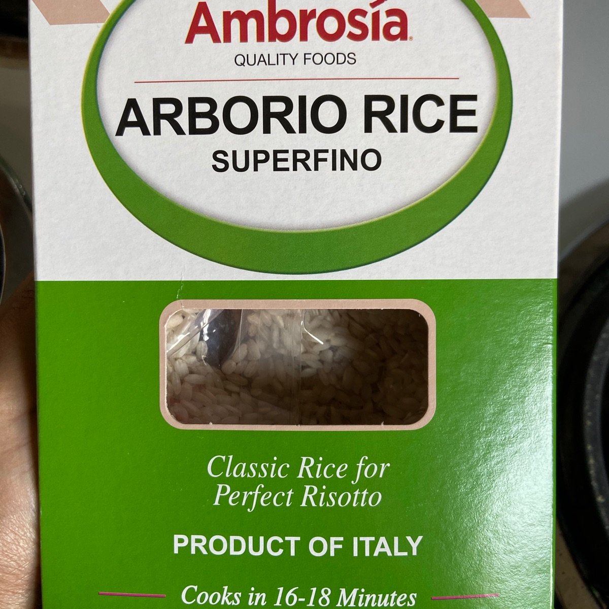 Arborio Rice from Ambrosía - Vegan Product Reviews & Ratings | abillion