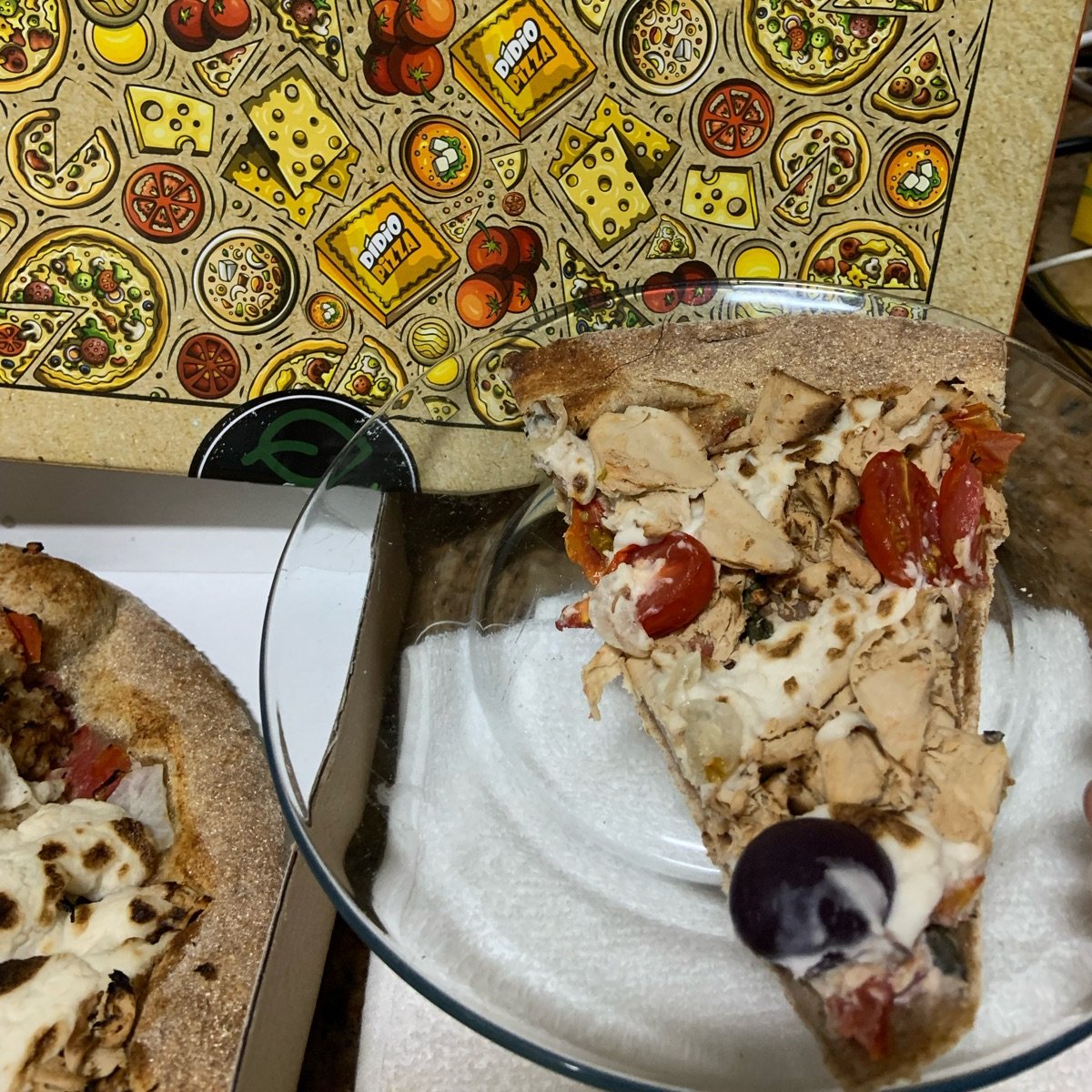 Pizza De Frango Com Cream Cheese - Linha Verdi at Dídio Pizza ...