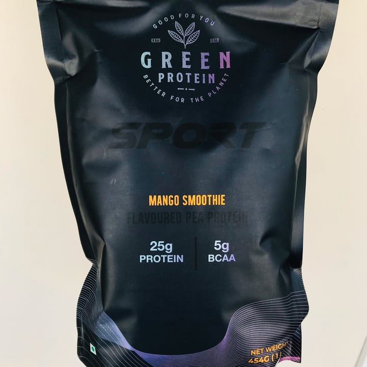 Green Protein Sport Mango Smoothie Review | abillion