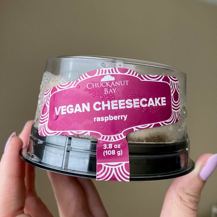 Chuckanut Bay Vegan Raspberry Cheesecake Review | abillion