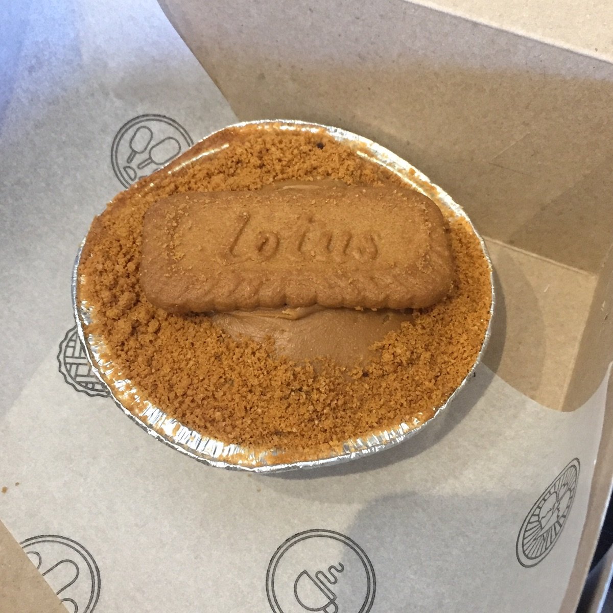 Vegan Lotus Biscoff Brownie Pie from Paul's Homemade Ice cream - Vegan ...