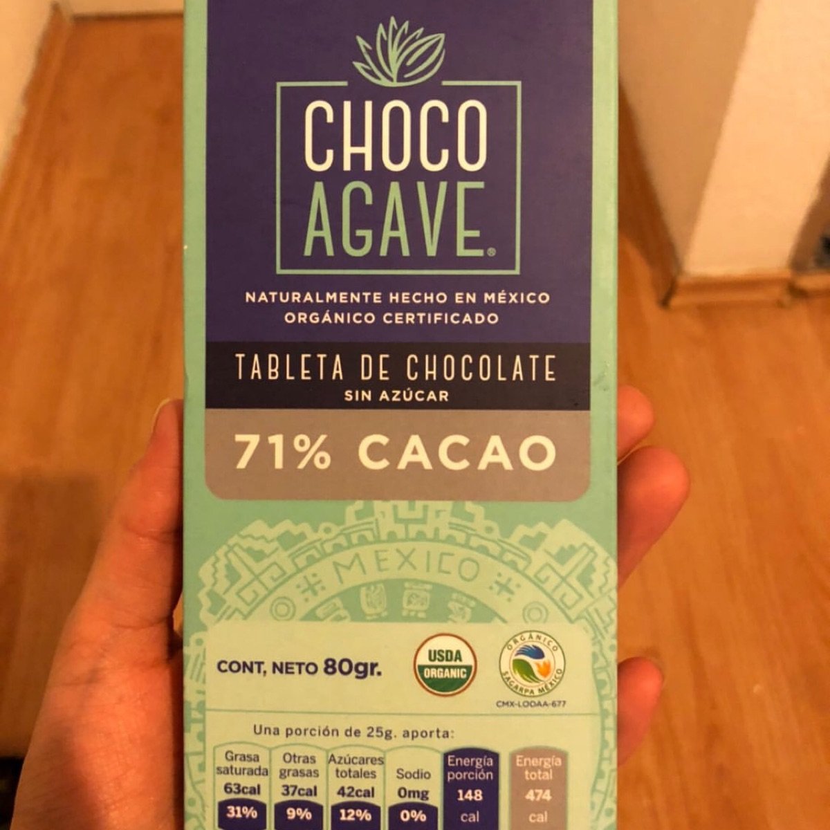Tableta de chocolate 71% cacao from Chocoagave - Vegan Product Reviews ...