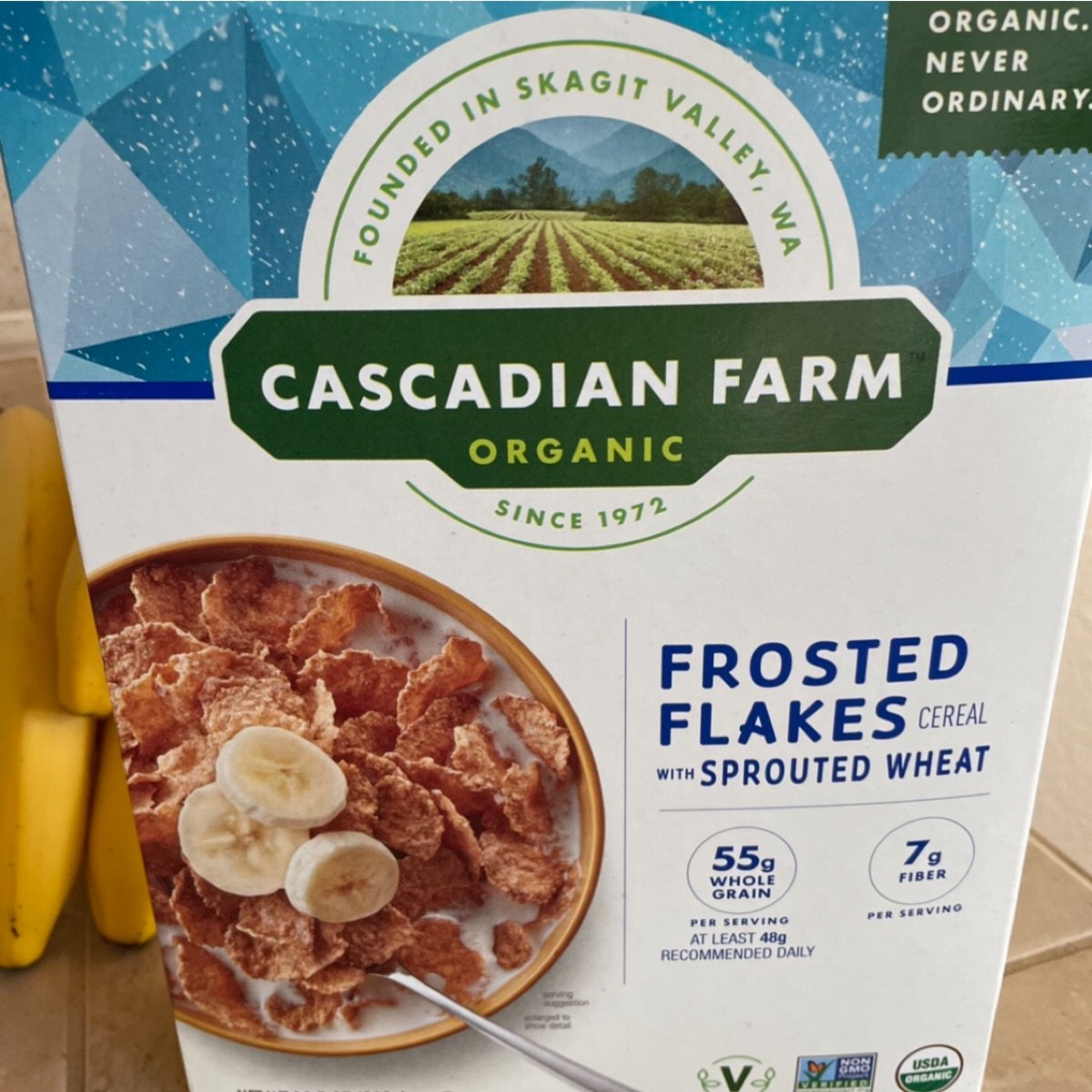 Cascadian Farm Frosted Flakes with Sprouted Wheat Reviews | abillion