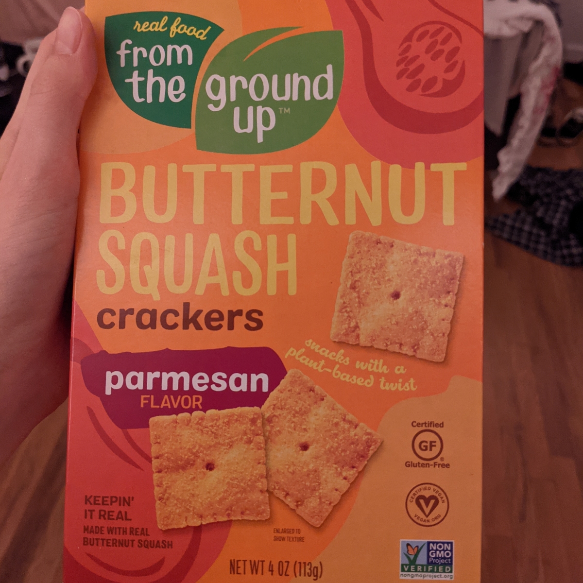 Butternut Squash Crackers from Real Food From The Ground Up - Vegan ...