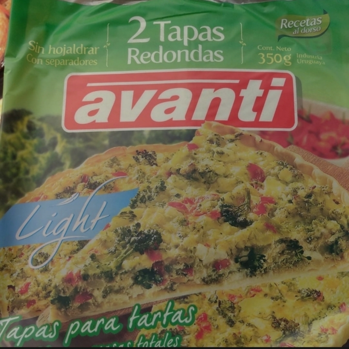Masa para tartas light from Avanti - Vegan Product Reviews & Ratings ...