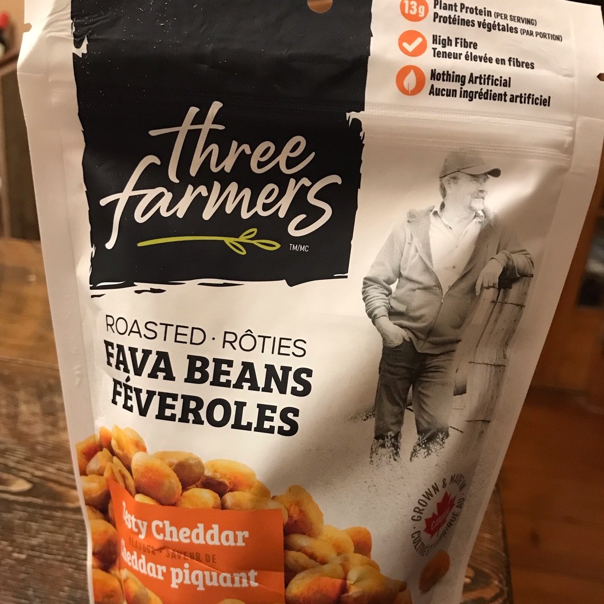 Zesty Cheddar fava beans from Three Farmers - Vegan Product Reviews ...