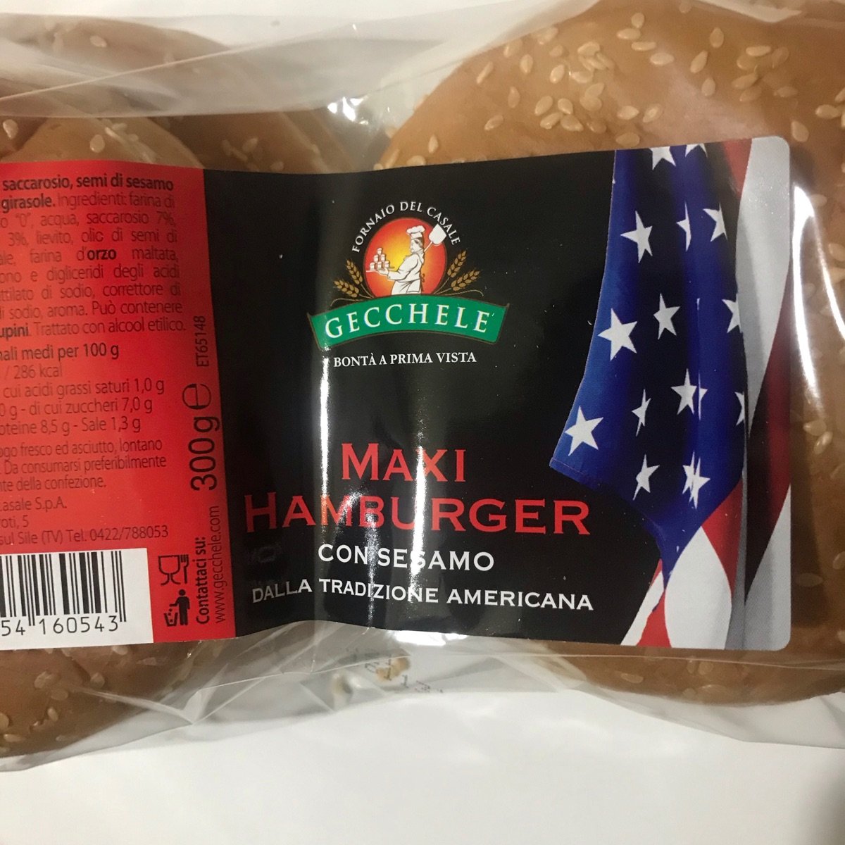 Maxi burger from Gecchele - Vegan Product Reviews & Ratings | abillion