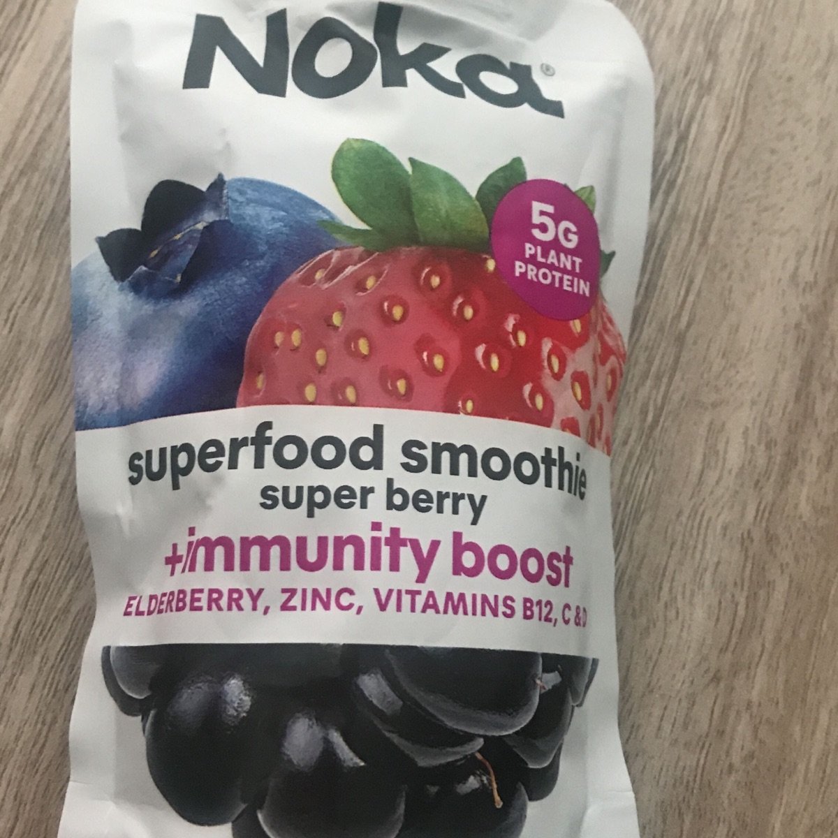 Superfood smoothie super berry immunity boost from Noka - Vegan Product ...