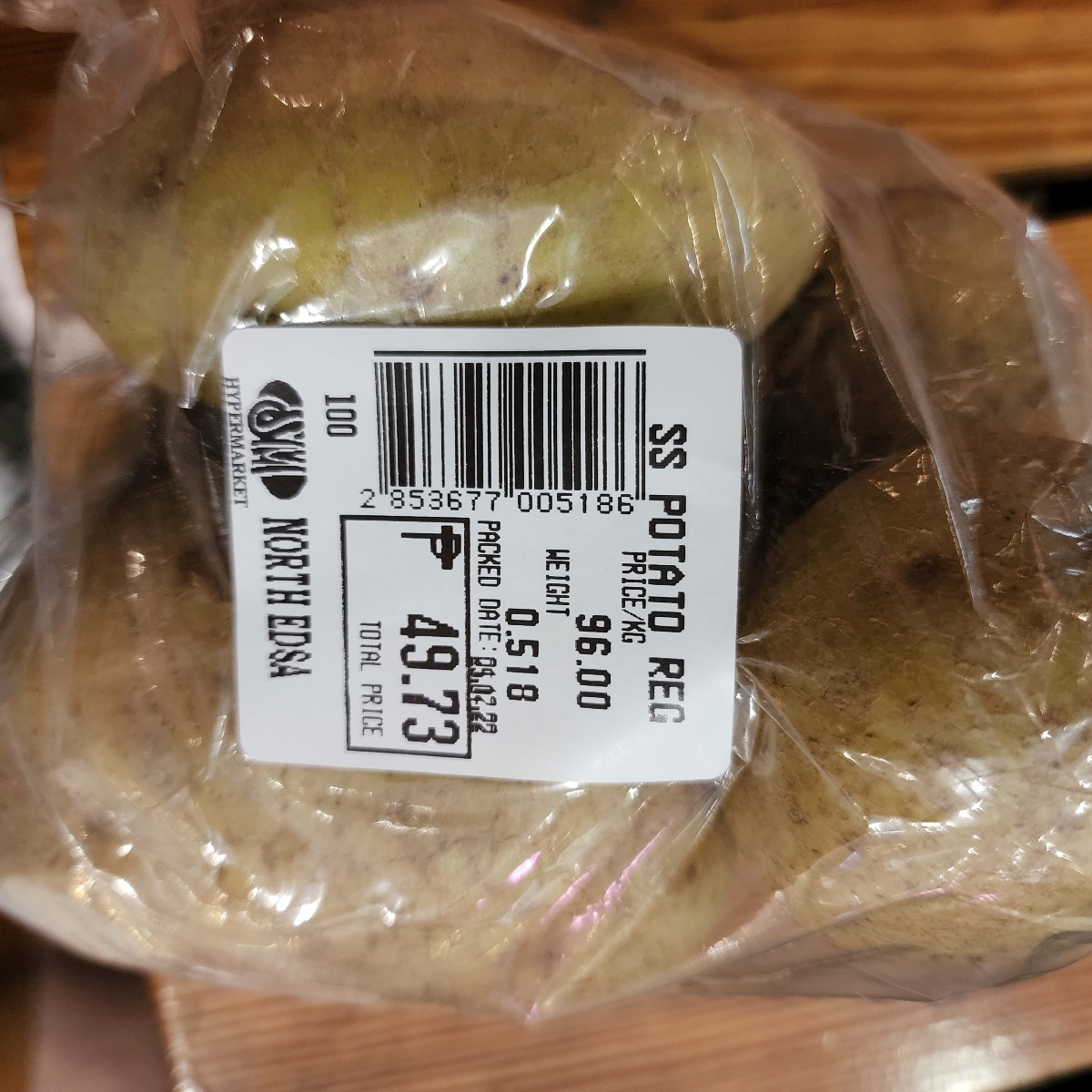 Potato Reg from SM Hypermarket - Vegan Product Reviews & Ratings | abillion
