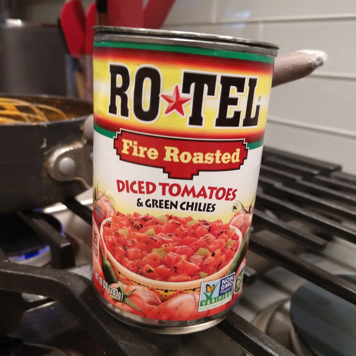 Hot diced tomatoes and chiles from Rotel - Vegan Product Reviews ...