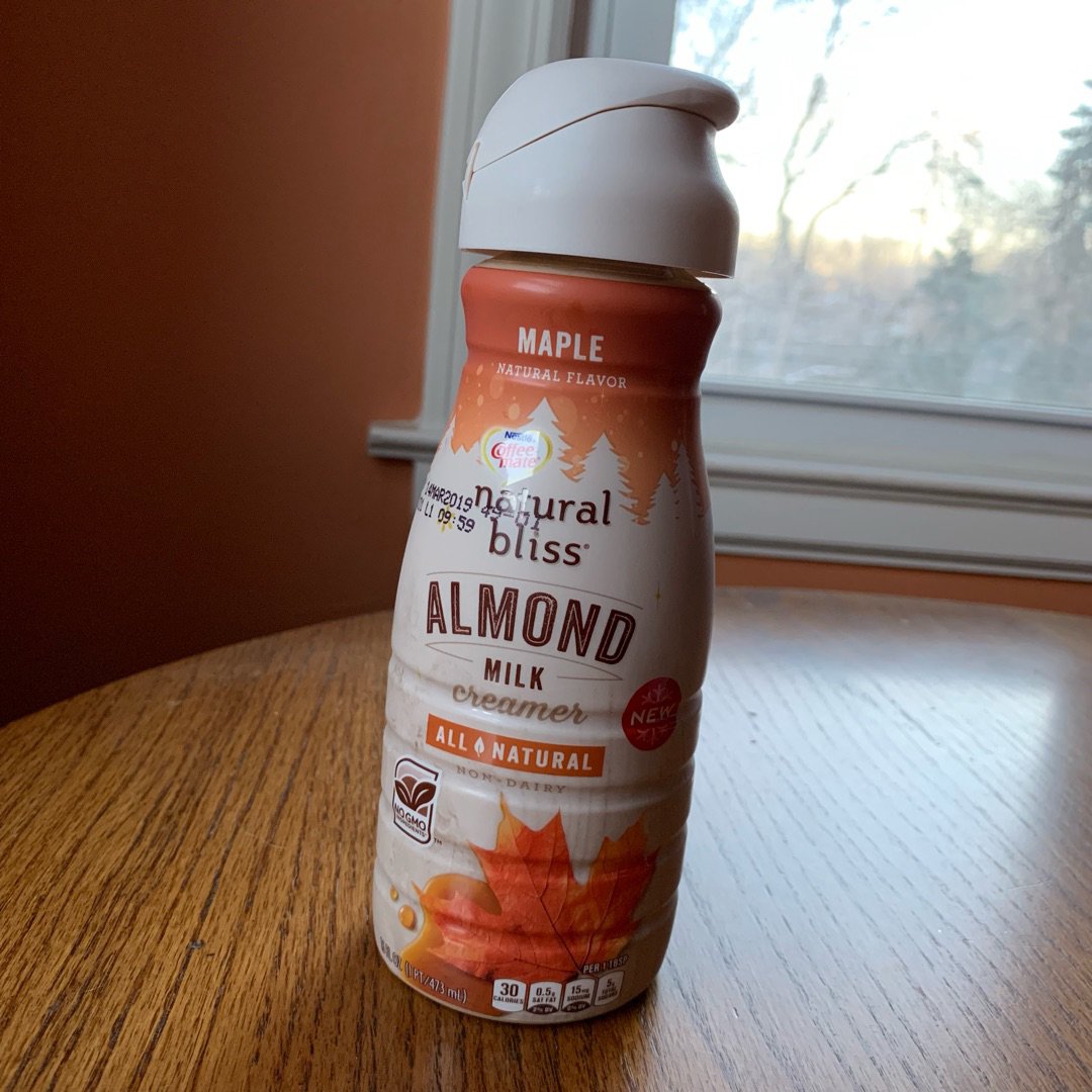 Maple Almond Milk Creamer from Coffee mate natural bliss - Vegan ...