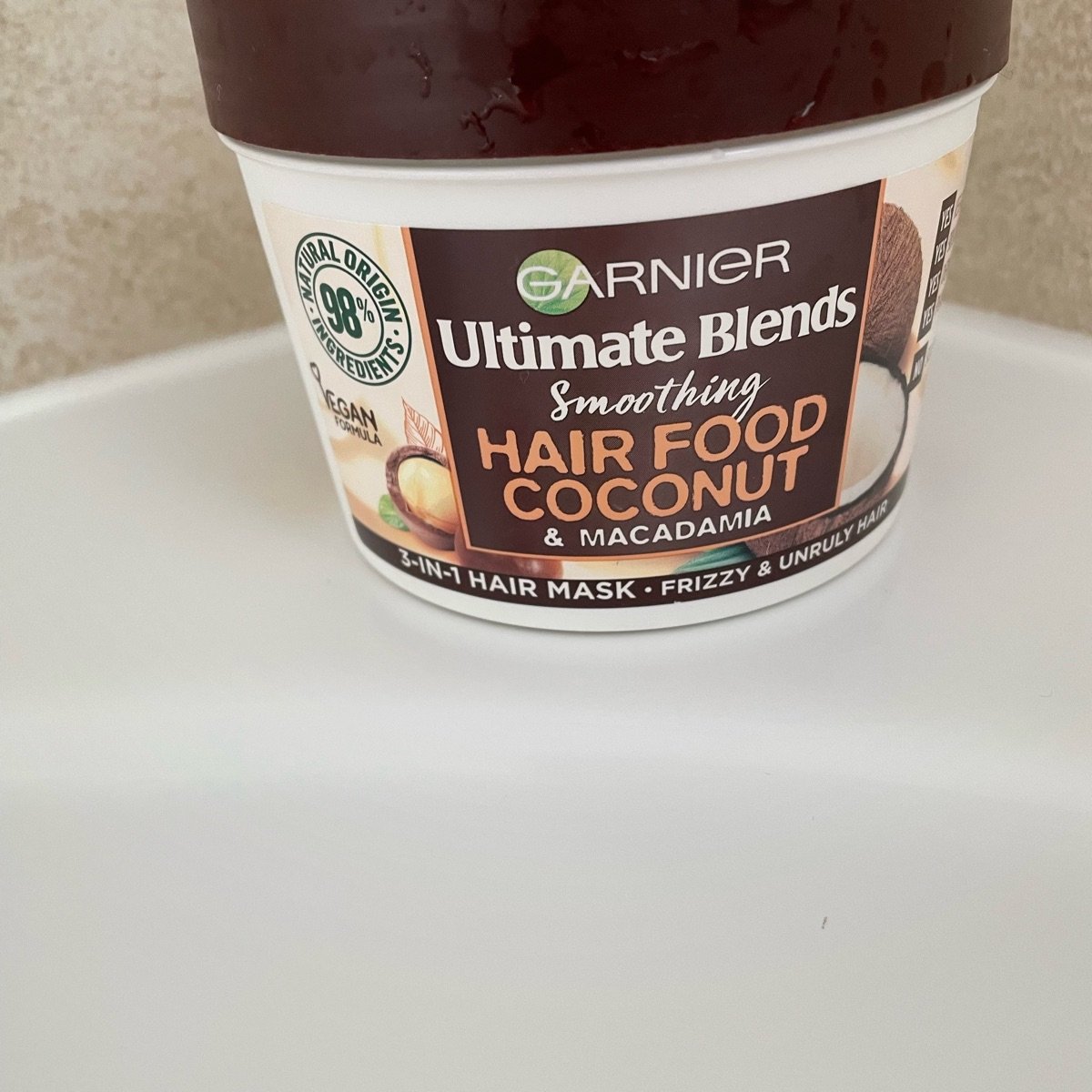 3 in 1 Hair Food Coconut Mask from Garnier - Vegan Product Reviews ...