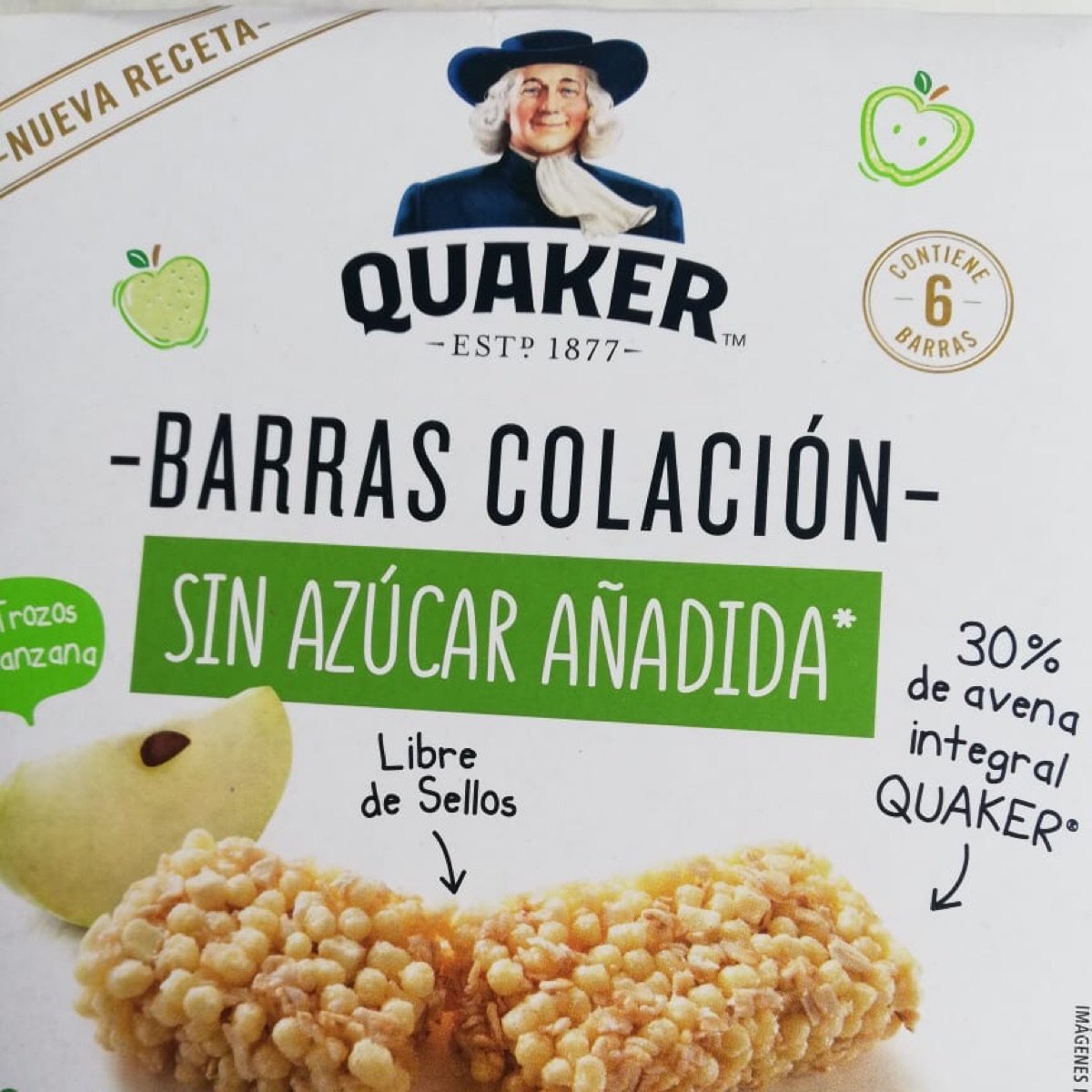 Barras colación from Quaker - Vegan Product Reviews & Ratings | abillion