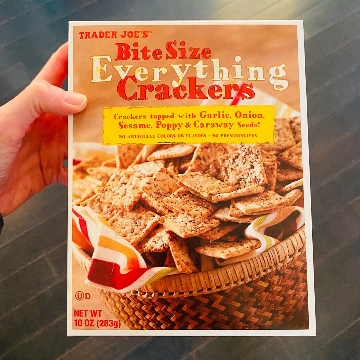 Bite Size Everything Crackers from Trader Joe's - Vegan Product Reviews ...