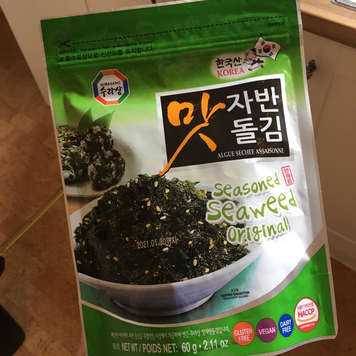 Seasoned Seaweed Original from Surasang - Vegan Product Reviews ...