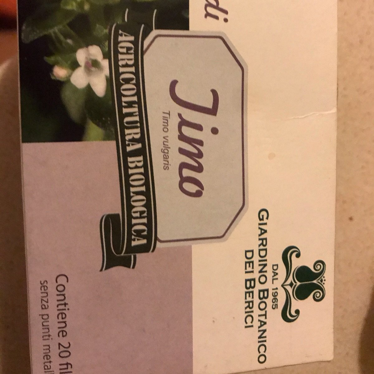 Infuso di timo from Giardino botanico Dei Berici - Vegan Product ...
