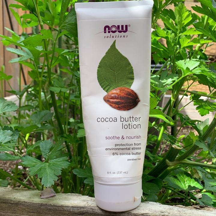 NOW® cocoa butter lotion Review | abillion