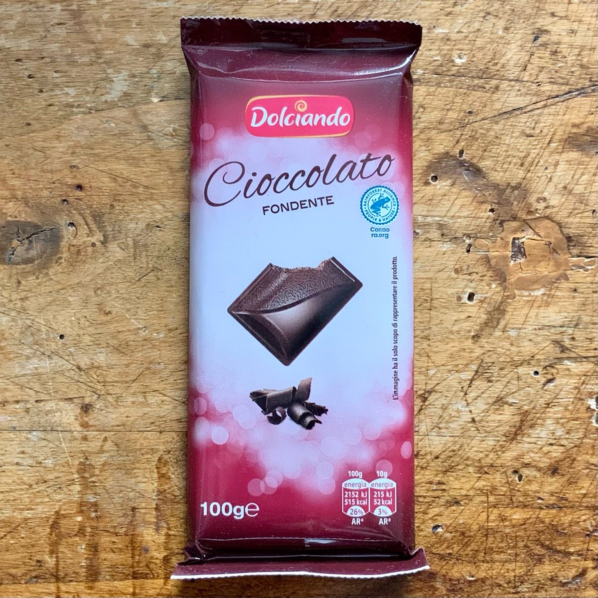 Cioccolato Fondente from Dolciando - Vegan Product Reviews & Ratings ...
