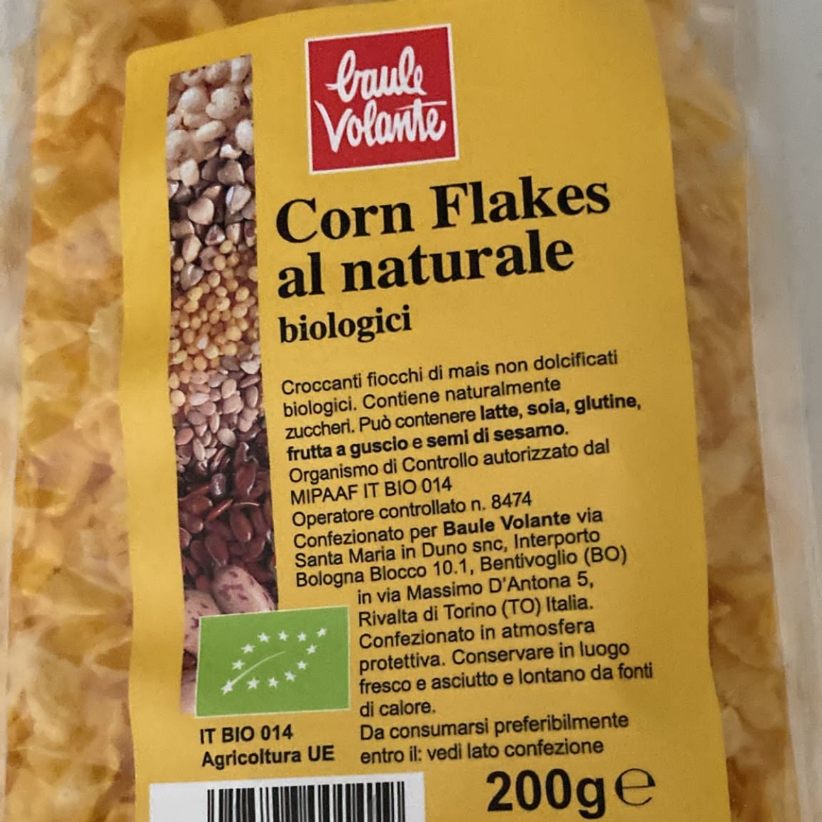 Corn flakes al naturale. from Baule volante - Vegan Product Reviews ...