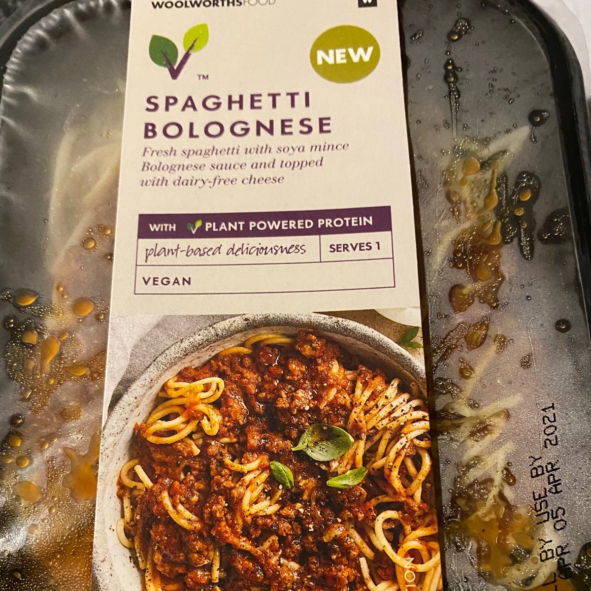 Spaghetti bolonaise from Woolworths - Vegan Product Reviews & Ratings ...