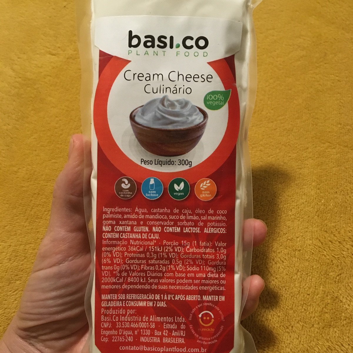 Cream Cheese Culinário from Básico Plant Food - Vegan Product Reviews ...