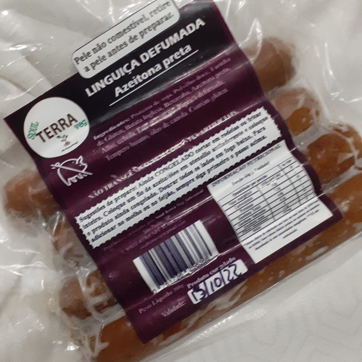 Linguiça veg com azeitona preta from Soul Terra Veg - Vegan Product ...