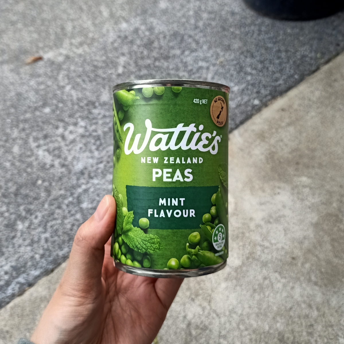 New Zealand Peas Mint Flavour from Wattie's - Vegan Product Reviews ...