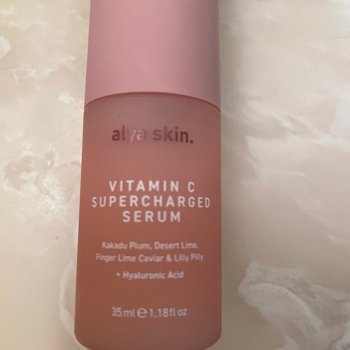 Vitamin c supercharged serum from Alya skin - Vegan Product Reviews ...