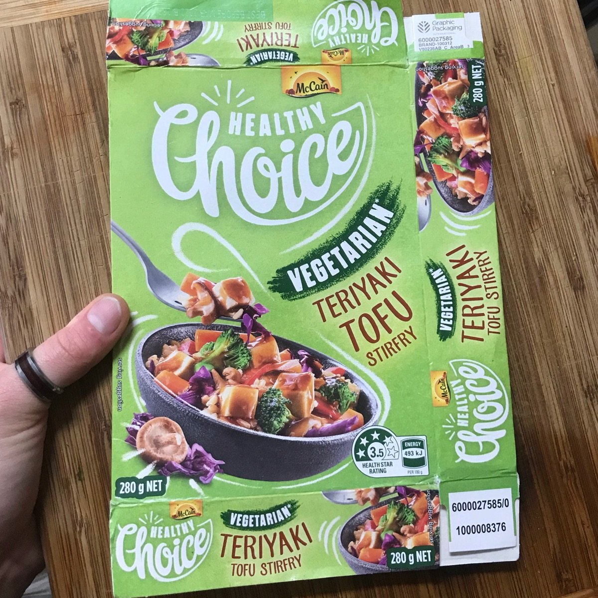 Healthy Choice Vegetarian Teriyaki Tofu from McCain - Vegan Product ...