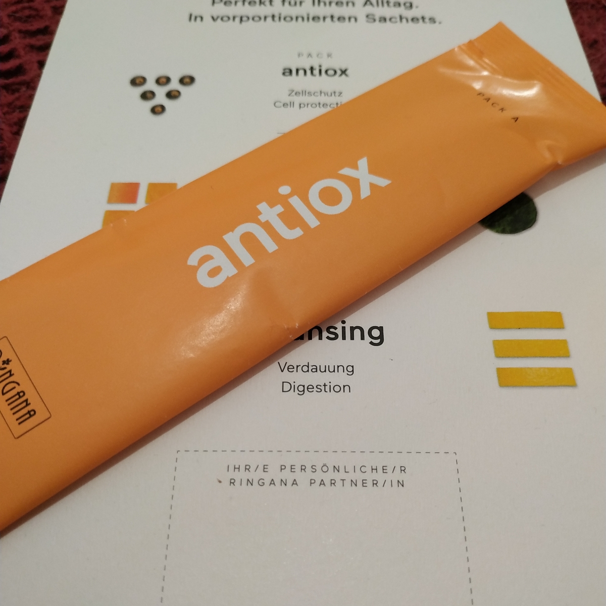 Pack antiox from Ringana - Vegan Product Reviews & Ratings | abillion