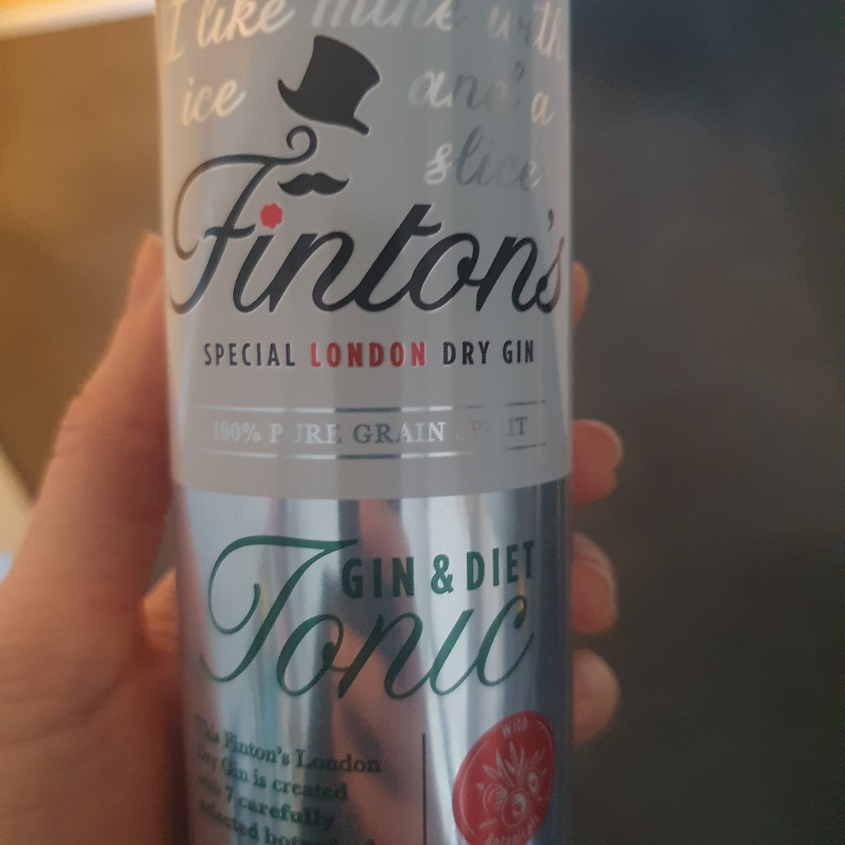 Gin & Diet Tonic from Finton's - Vegan Product Reviews & Ratings | abillion