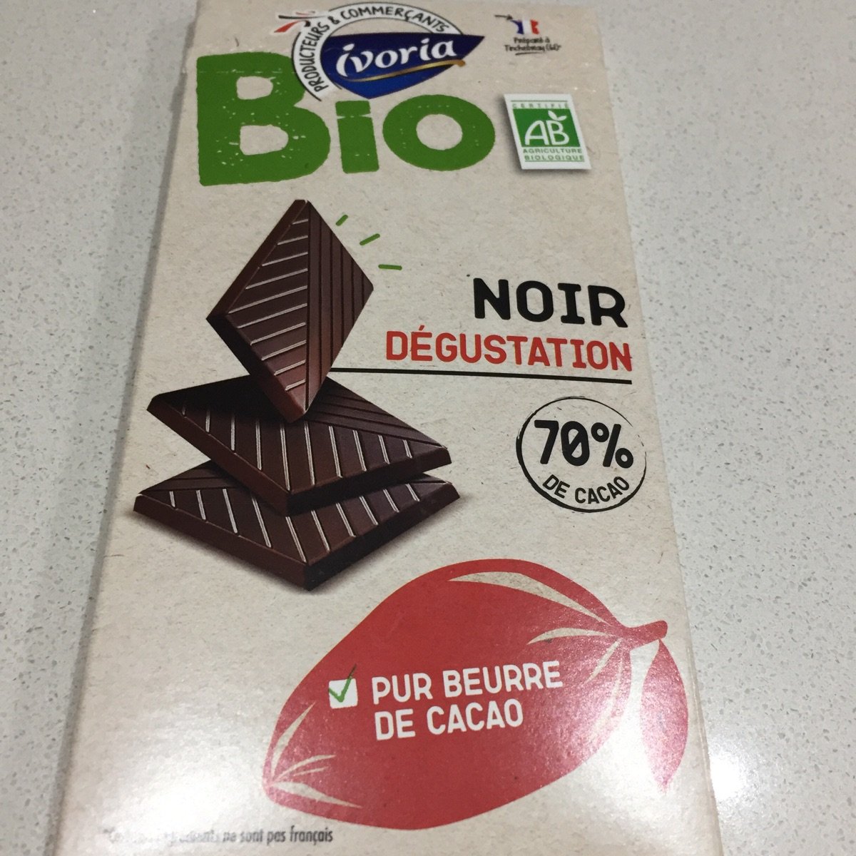 Chocolate Bio 70% from ivoria - Vegan Product Reviews & Ratings | abillion