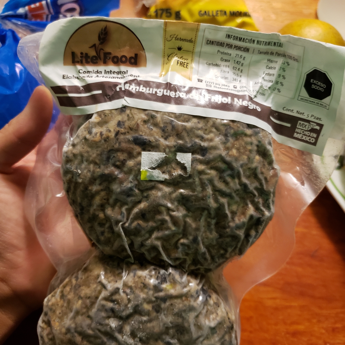 Hamburguesa de frijol negro. from Lite Food comida integral elaborada ...