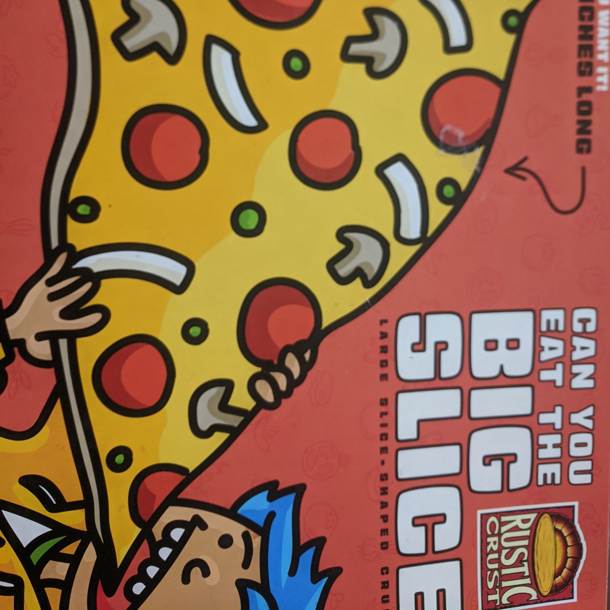 Big Slice from Rustic Crust - Vegan Product Reviews & Ratings | abillion