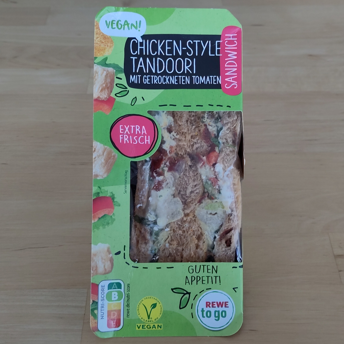 Sandwich Chicken-Style Tandoori from Rewe To Go - Vegan Product Reviews ...