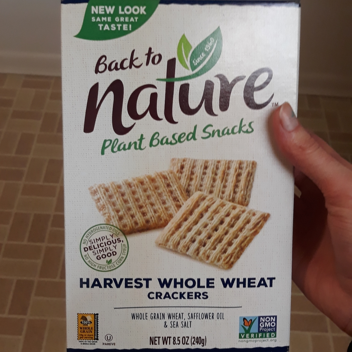 Harvest whole wheat crackers from Back to Nature - Vegan Product ...