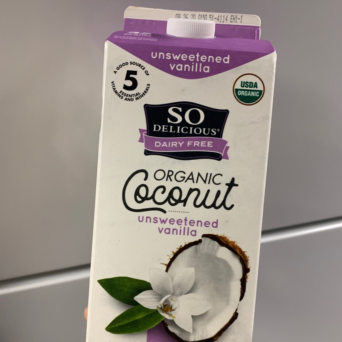 Organic Coconut Unsweetened Vanilla from So Delicious Dairy Free ...