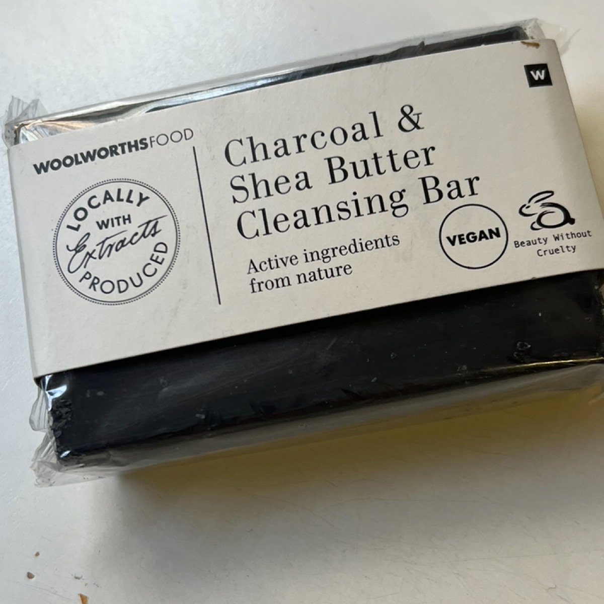 Charcoal And Shea Butter Cleansing Bar from Woolworths - Vegan Product ...